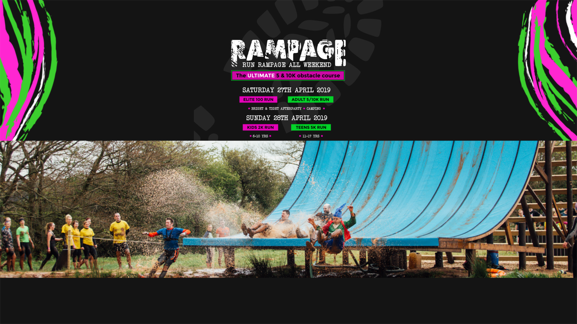 Rampage 2019 webpage banner with image - The Jungle NI